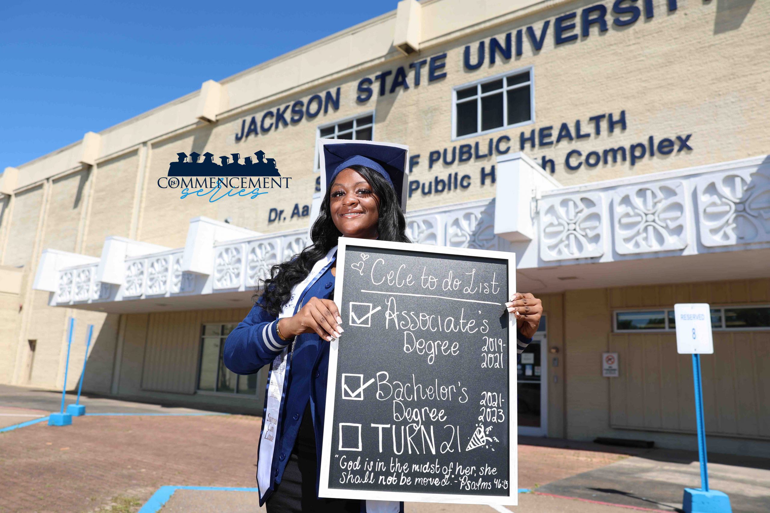 JSU graduate, who graduated highschool with an associate degree, urges ...