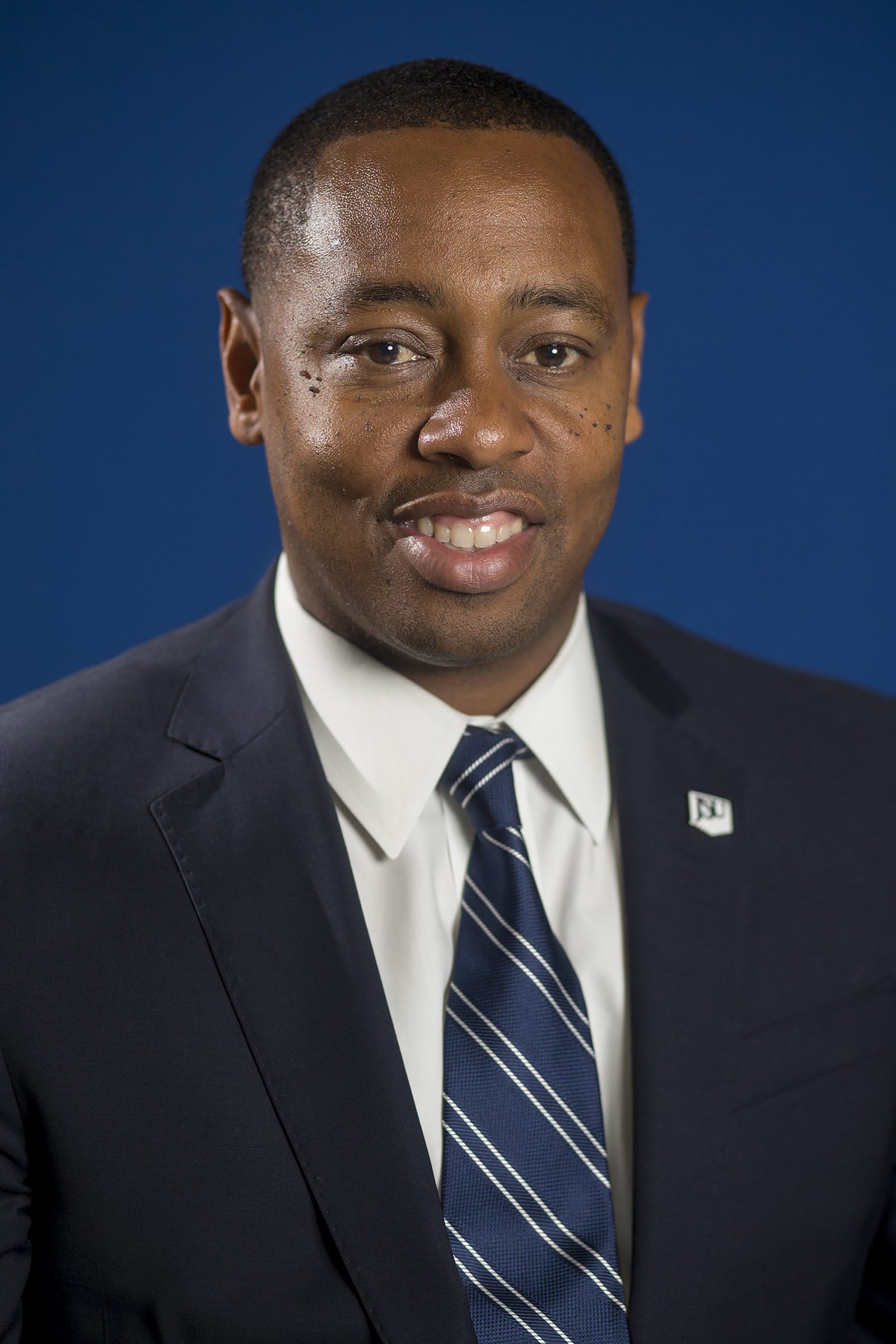 JSU President Marcus Thompson and VP/Athletics Director Ashley Robinson ...