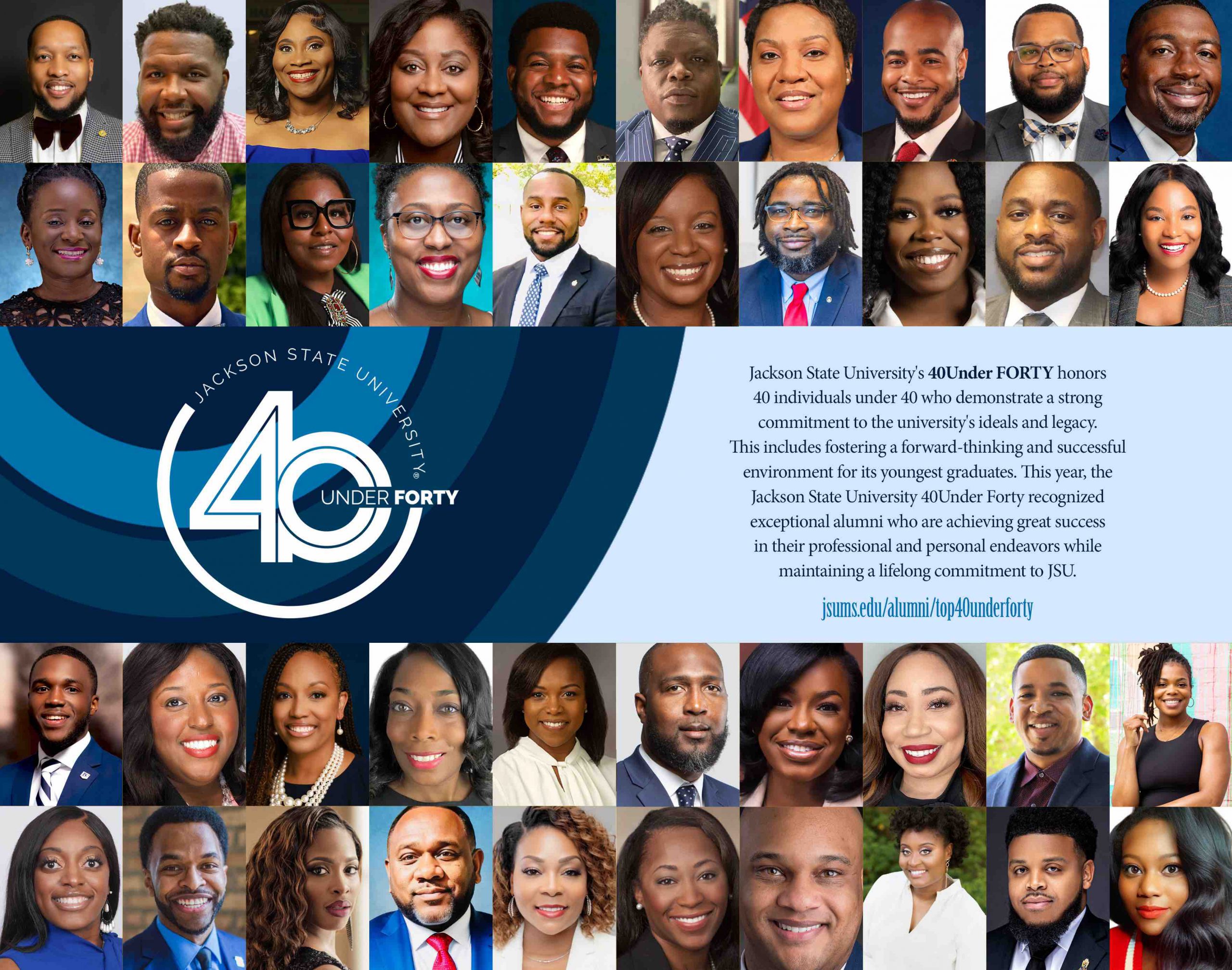 JSU announces Top 40 Under Forty alpha cohort, honors young alumni ...