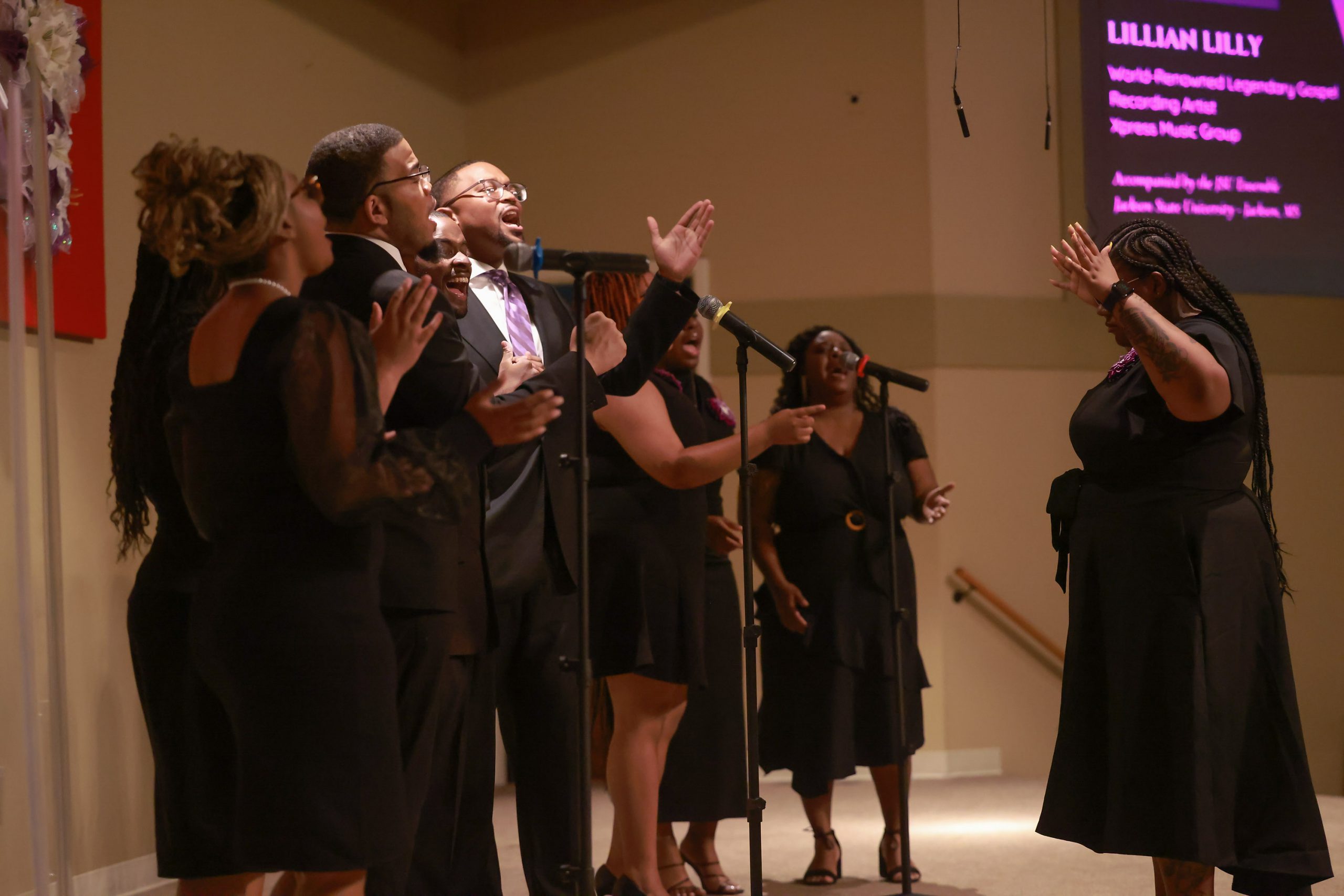 JSU student vocalists perform with award-winning artist Lillian Lilly for chart-hitting music ...
