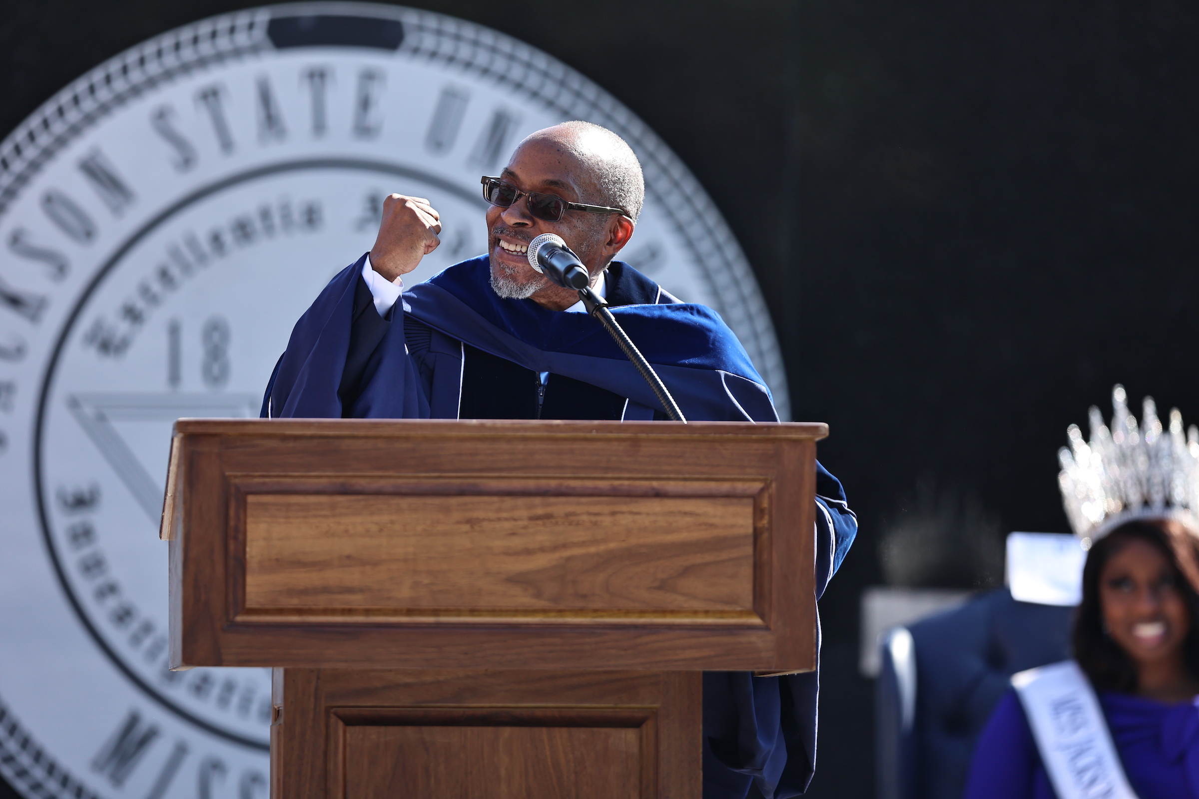 Keynote Speaker John Henry Williams encourages students to reflect on ...